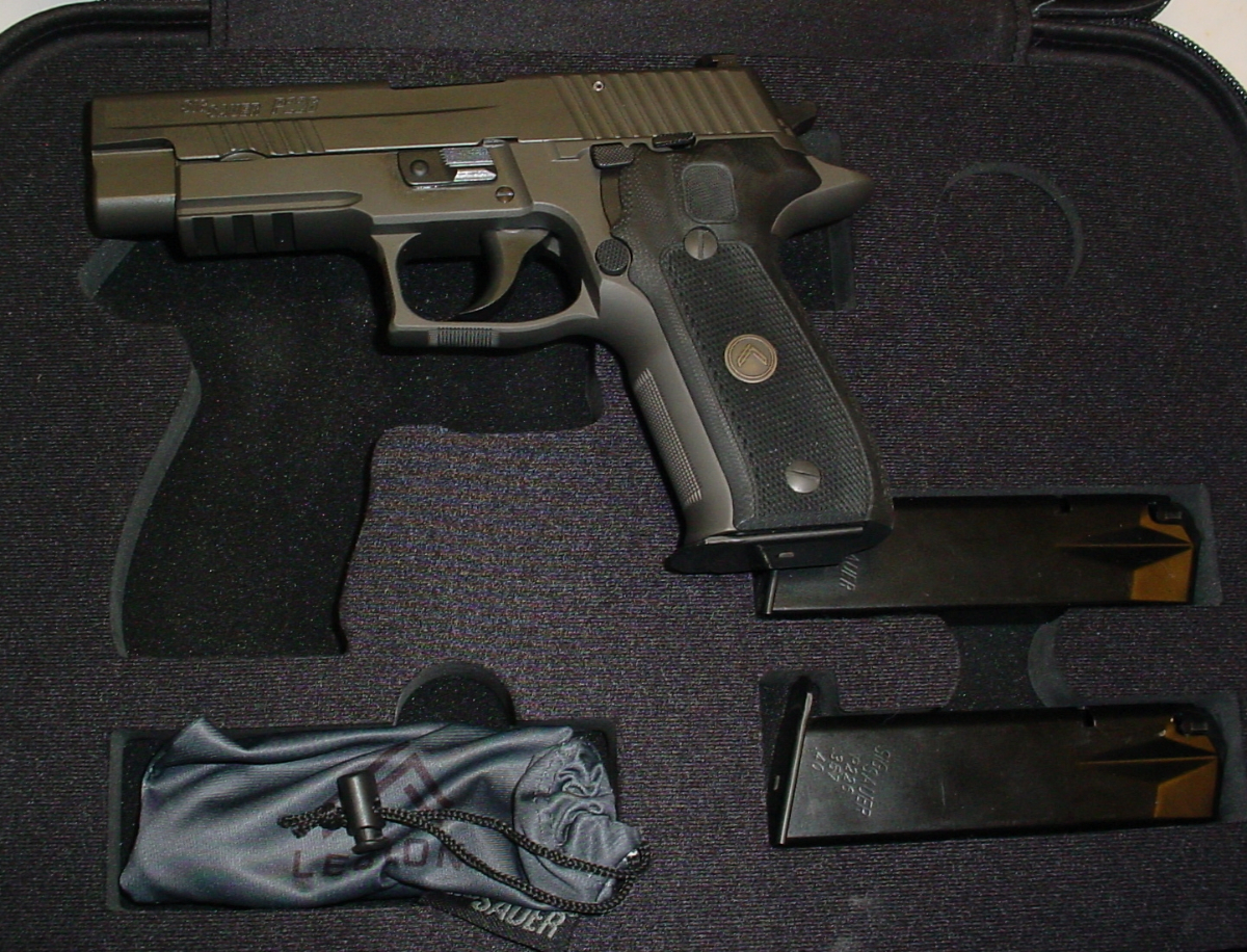 Sig Sauer Legion P226 357 Sig Caliber With 3 Clips And Knife .357 Sig ...