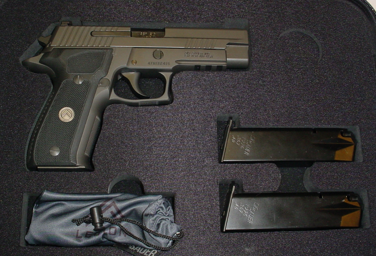 Sig Sauer Legion P226 357 Sig Caliber With 3 Clips And Knife .357 Sig ...