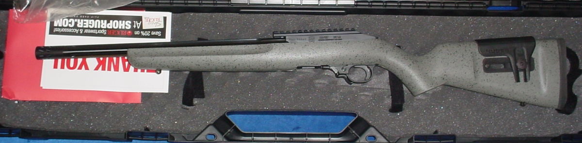 Ruger 1022 Custom Shop Competition 22 Lr Rifle Fluted .22 Lr For Sale ...