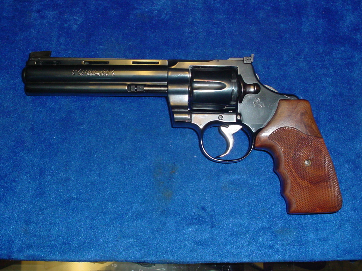 Colt Python Fred Sadowski Custom Ppc Shooting Revolver .357 Magnum For ...