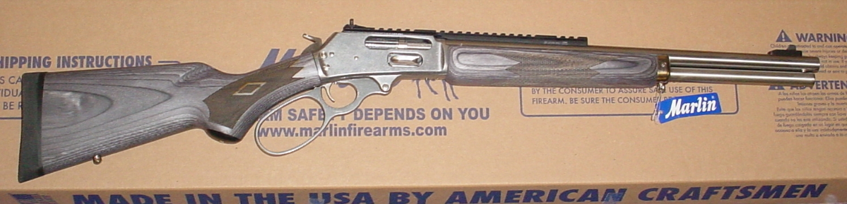 Marlin 1895sbl 4570 Cal Stainless Laminated Lever Rifle .45-70 Govt ...