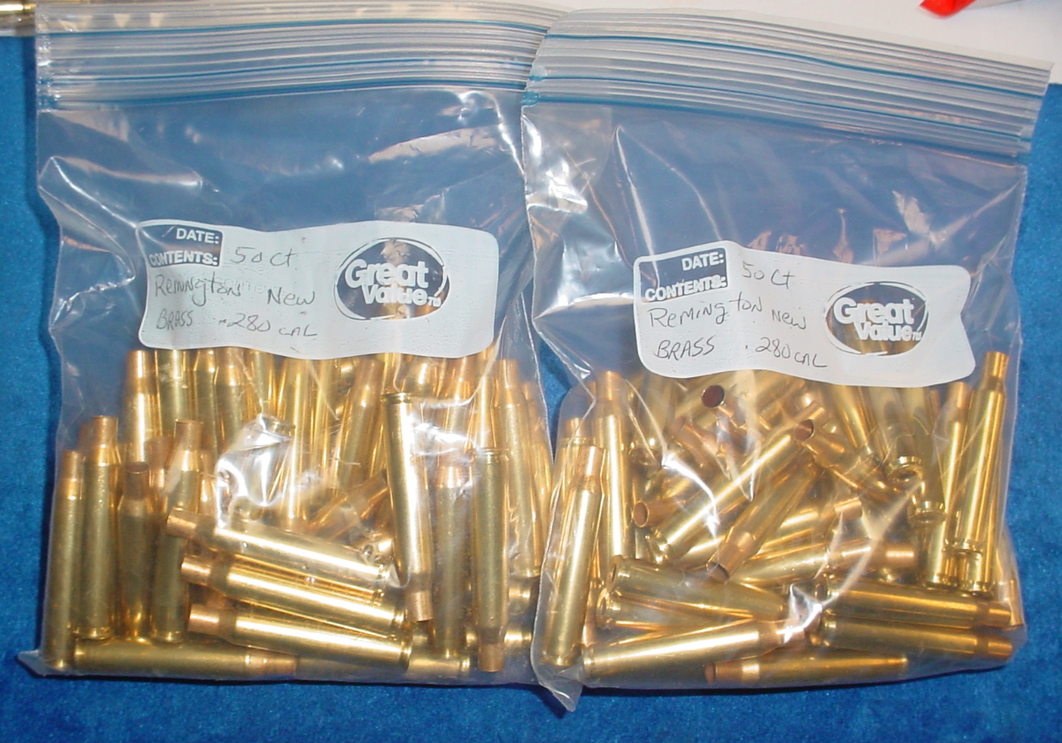 REMINGTON NEW 280 REM BRASS 100 CT .280 Remington 17146735 - GunAuction.com