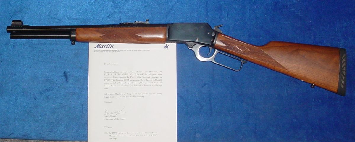 Marlin Model 1894 44 Mag Limited Ported 16 1/4 Inch Very .44 Mag. For ...