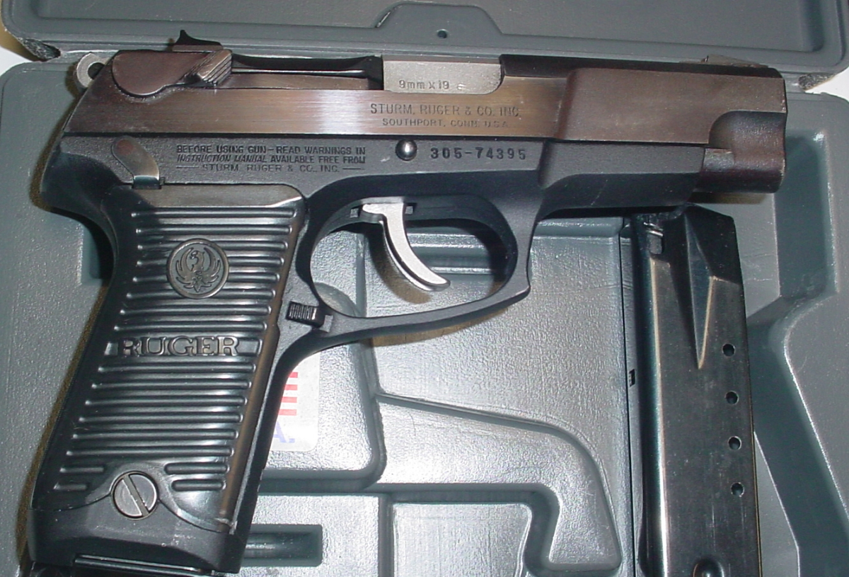 Ruger Model P89 9mm Pistol With Two Factory Mags In Box 9mm Luger For ...