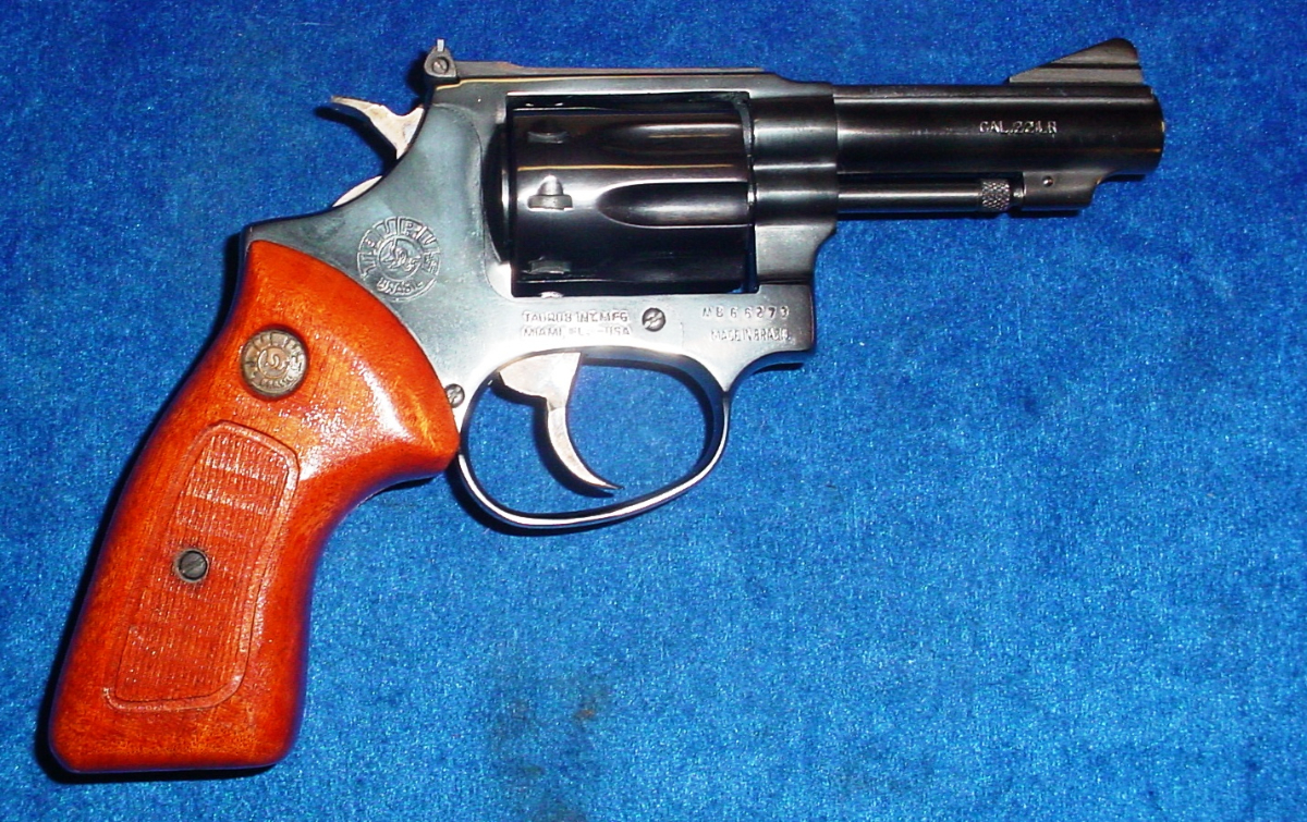 Taurus Model 94 22lr Blued Revolver Wood Grips .22 Lr For Sale at ...