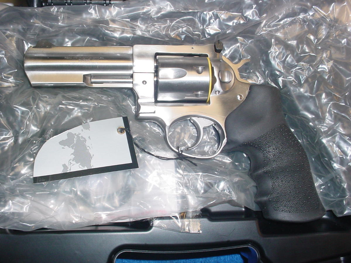 Ruger MODEL GP100 STAINLESS 38-357 MAG 4 INCH REVOLVER .357 Magnum ...