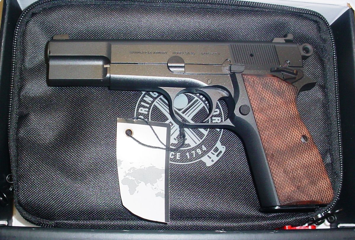 Springfield SA35 HI POWER 9MM PISTOL BLUED STEEL
