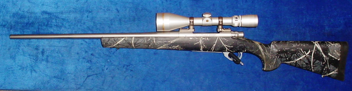 HOWA MODEL 1500 3006 STAINLESS CAMO BOLT RIFLE WITH LEUPOLD 3.5X10X50 ...