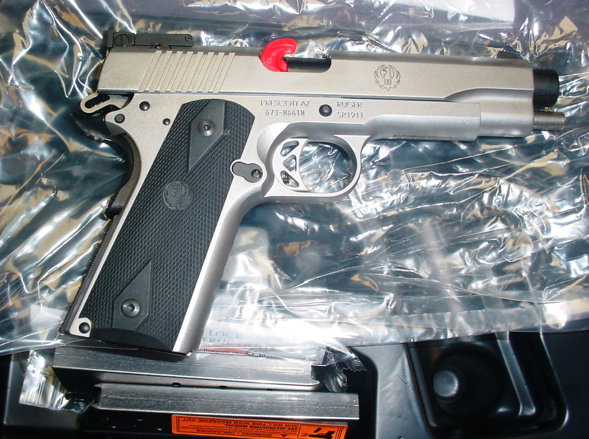Ruger MODEL SR1911 SATINLESS 10MM SEMI AUTO PISTOL 17303806 ...