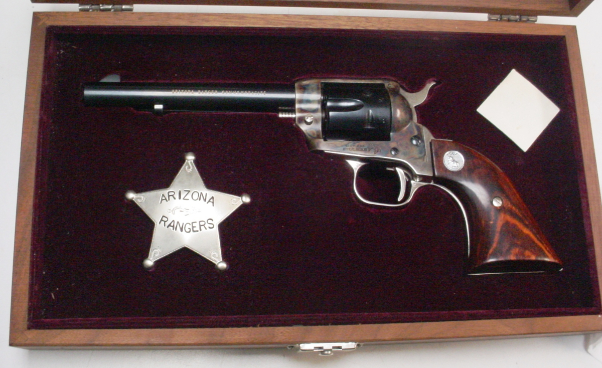COLT SCOUT ARIZONA RANGERS LIMITED EDITION REVOLVER .22 LR 17318901 ...