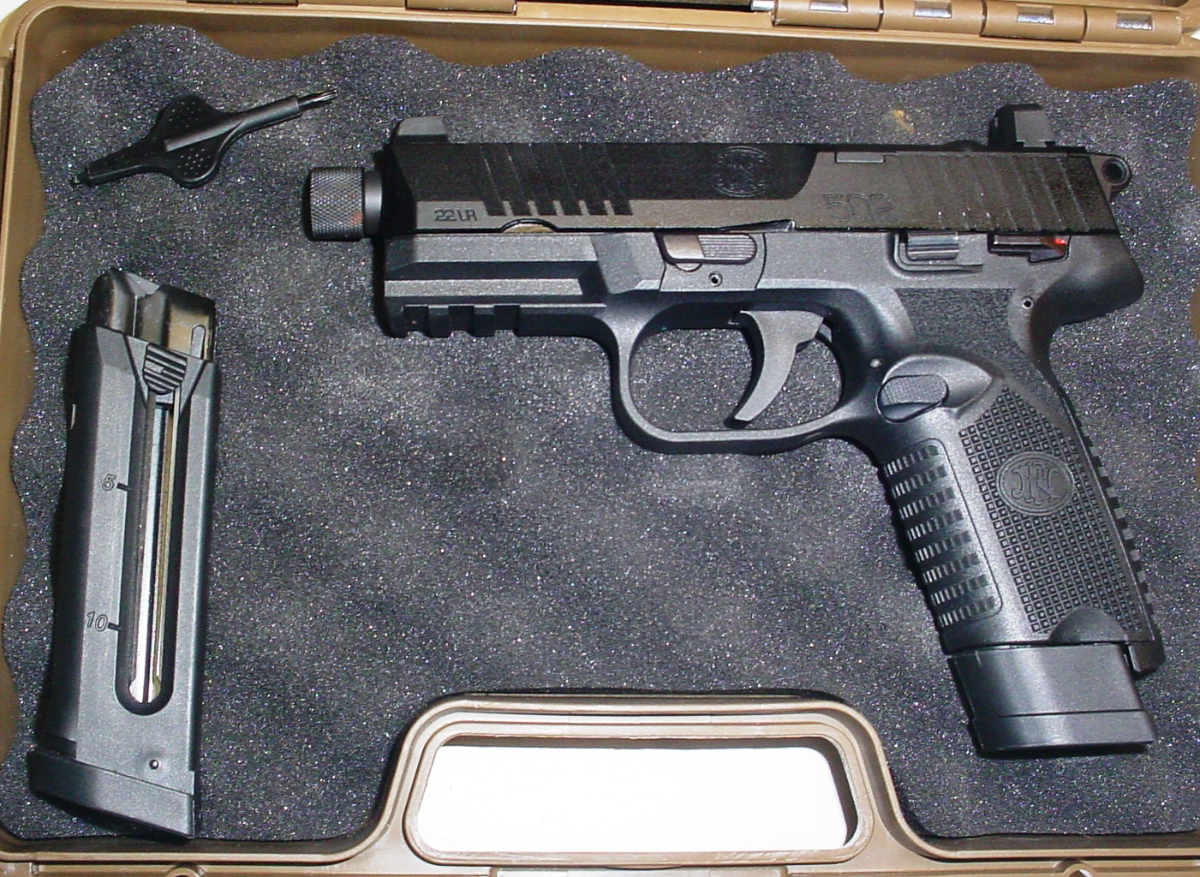 FN MODEL 502 TACTICAL 22LR PISTOL .22 LR 17331343 - GunAuction.com