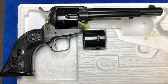 Colt Peacemaker 22lr & 22 Mag Cylinder With It 6 Inch .22 Magnum For ...