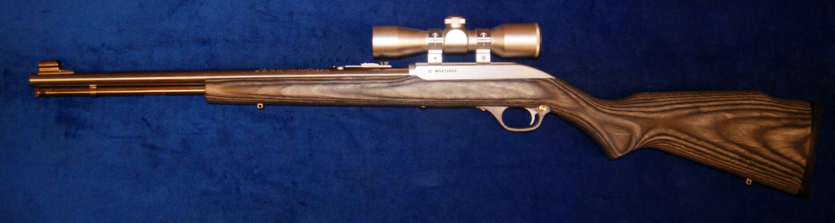 Marlin MODEL 60SS STAINLESS 22LR WITH GREY LMINATED WOOD STOCK AND ...