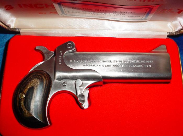 American Derringer Corp Model 4 Alaskan Survival 4570 Over 45lc And ...