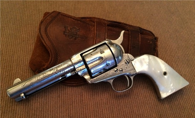 Colts Manufacturing Company Black Powder Engraved Colt Saa .45cal ...