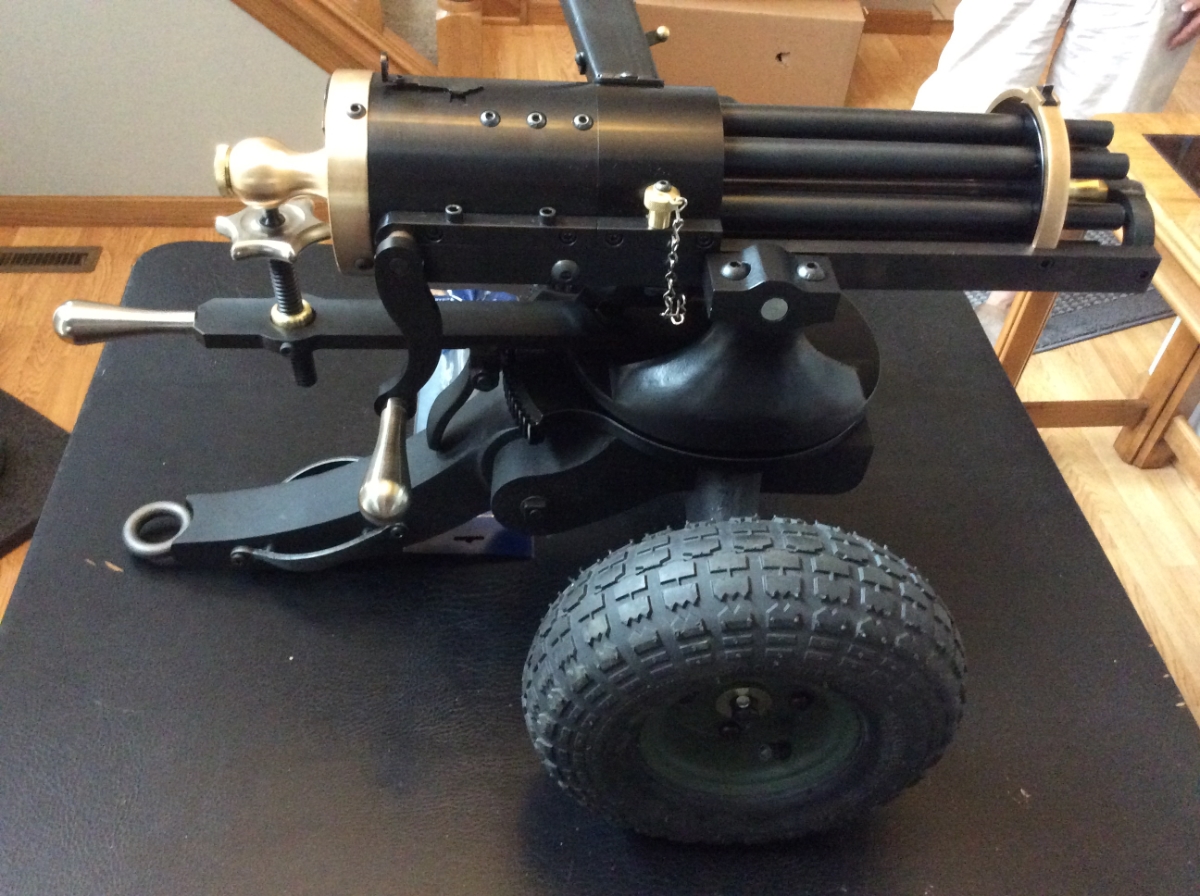 Tippmann Armory 9mm Gatling Gun Nib W/Extra 31rnd Stick Mag & Bx Non ...