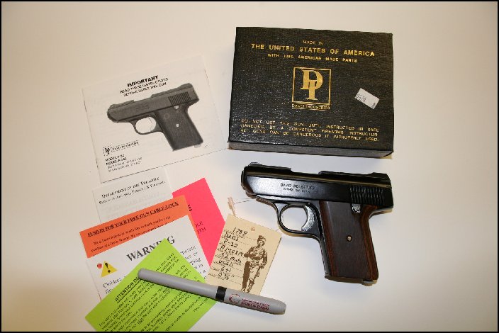 Davis Industries P-32 Acp Black Teflon Single Action Six Shot Mag For ...