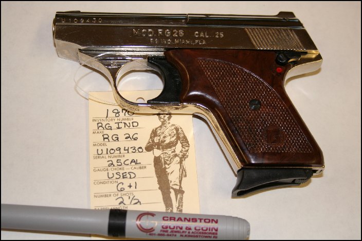 Rg Ind Model Rg-26 25 Cal With A 2 1/4"Barrel Single Action For Sale at ...