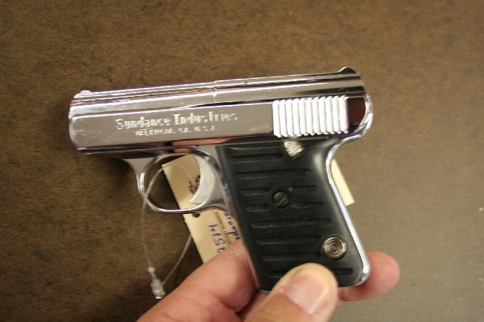Sundance Industries Model A-25 Single Action,Chrome Finish,2 7/16 ...