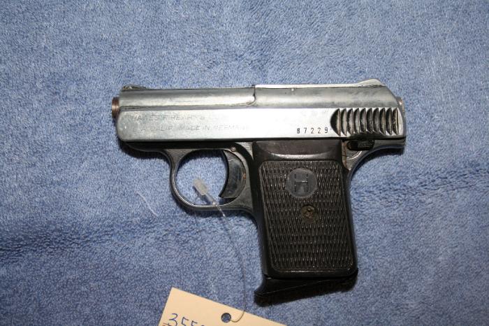 HAWES FIREARMS CO.25 AUTO - PISTOL ONE FIVE ROUND MAG MADE IN GERMANY