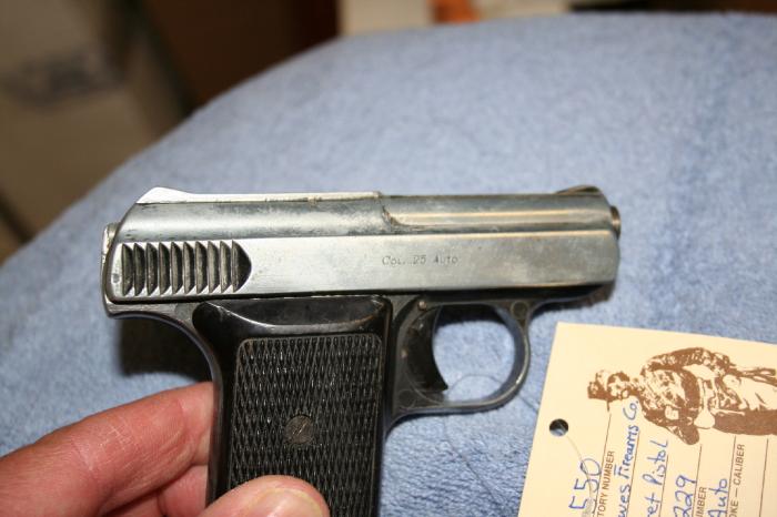 Hawes Firearms Co.25 Auto Pistol One Five Round Mag Made In Germany"Lk ...