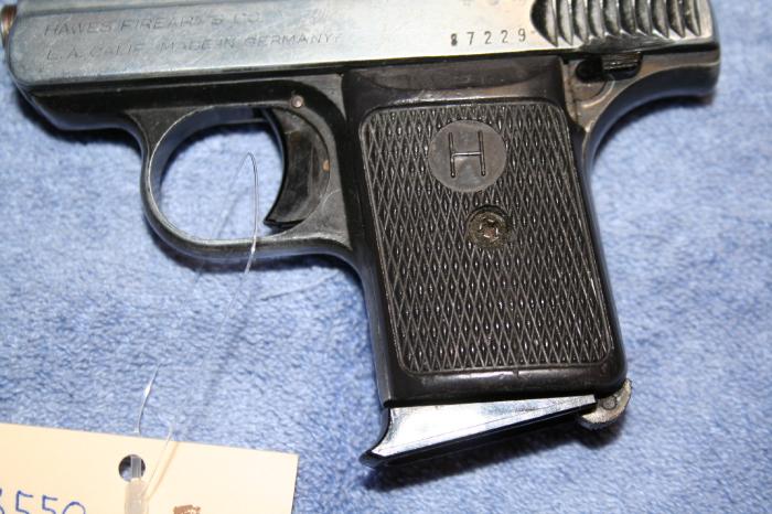 Hawes Firearms Co.25 Auto Pistol One Five Round Mag Made In Germany"Lk ...