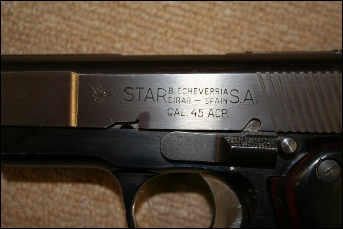 Star Model Pd-45 Acp 6 Shot Single Action 4"Barrel Blue Adj Sights ...