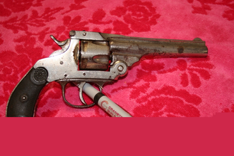 Top Break Spanish Revolver 32 Cal 4 1/2"Barrel C&R Ok Serial # 43 Look ...