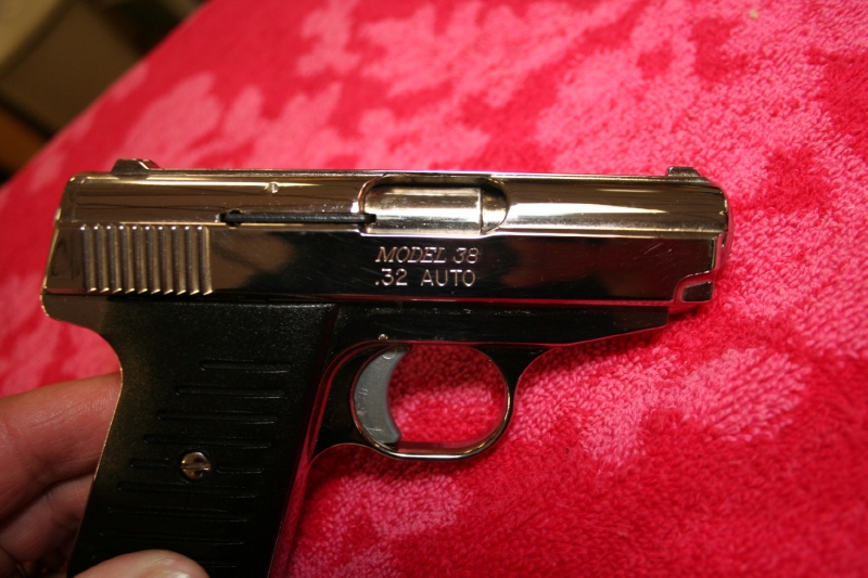 Jennings Model 38 In .32 Auto Chrome With Black Grips Two Mags And Box ...
