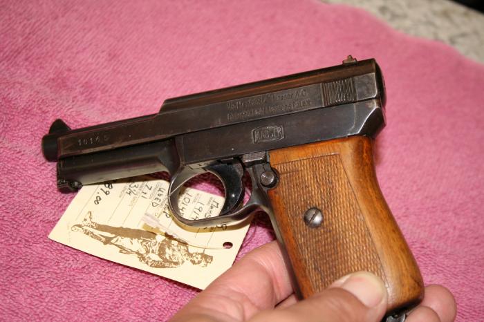 Mauser 1914 32 Acp Pistol Waffenfabrik Mauser A.C Oberndorf A N.Mauser ...