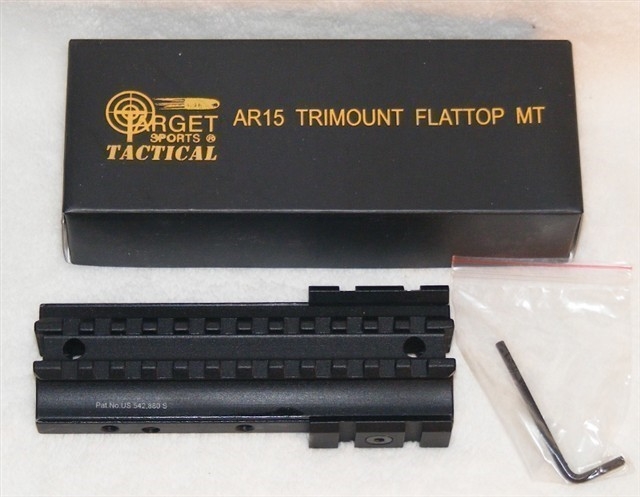 Target Sports AR15 TriMount Flattop Riser Mount 17191558 - GunAuction.com