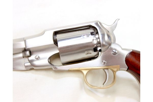 Remington Stainless Steel 1858 Black Powder Revolver 5.5" Octagonal.44 ...