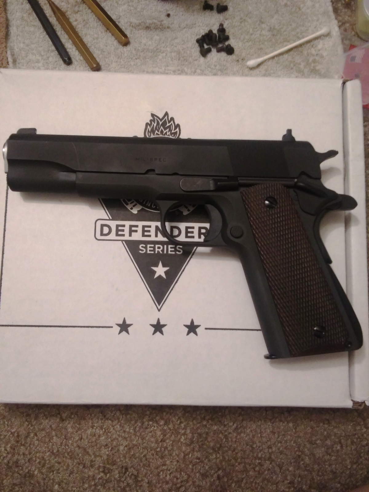 - Springfield Armory Defender (Mil-Spec) 1911A1 .45 Auto - NEW in box ...