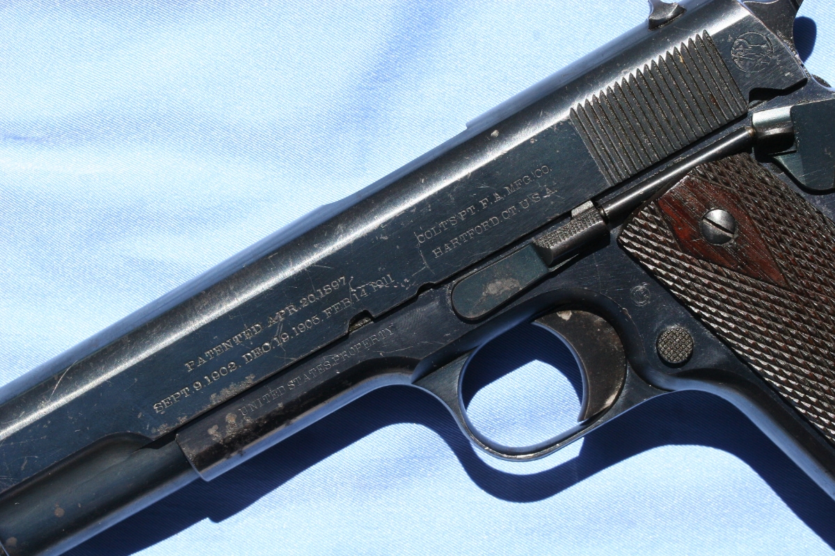 Colt Mfg Co Inc Colt 1911 U.S. Navy .45 Auto... Mfd 1912 .. 4 Digit Gun ...