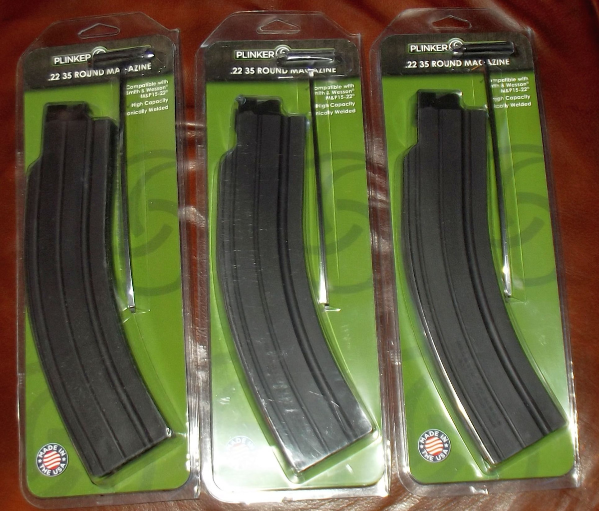 Plinker Tactical .22 35 Round Magazines For Smith & Wesson M&P 15-22 (3 ...