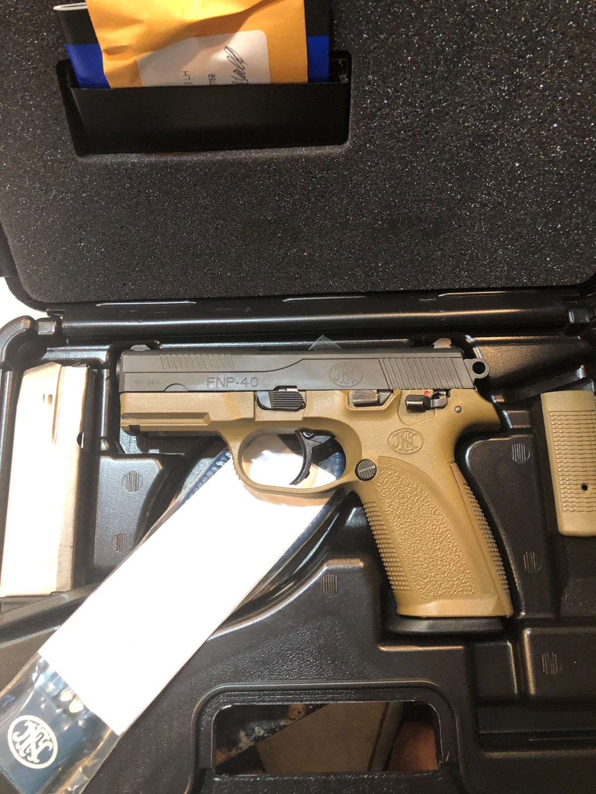 Fn Fnp-40, Desert Earth .40 S&W For Sale at GunAuction.com - 17155975