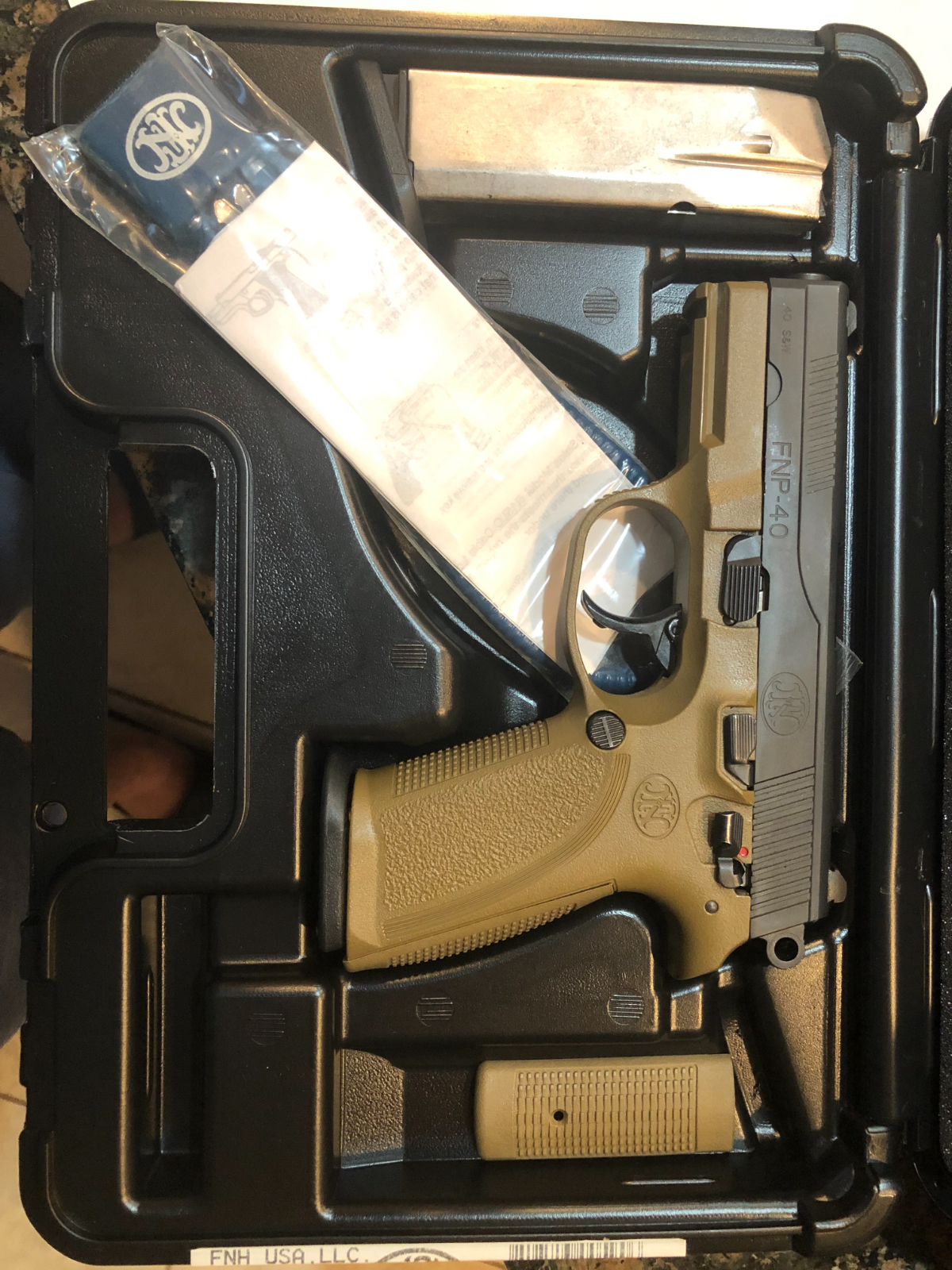 Fn Fnp-40, Desert Earth .40 S&W For Sale at GunAuction.com - 17155975