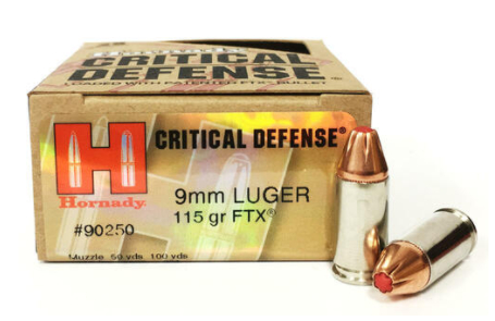 Hornady Critical Defense 9mm 115gr Ftx 9mm Luger For Sale at GunAuction ...