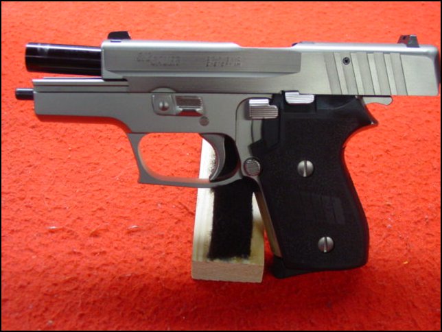 Sig Sauer Sig P245 Full Nickel For Sale at GunAuction.com - 6321143
