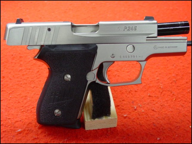 Sig Sauer Sig P245 Full Nickel For Sale at GunAuction.com - 6321143