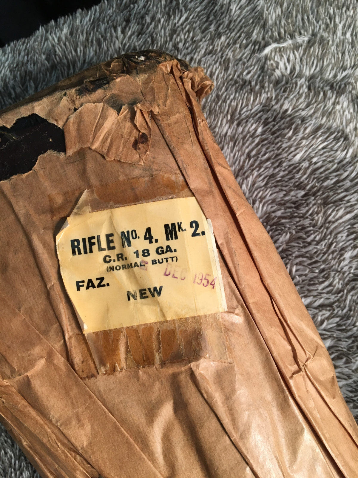 Fazakerley Enfield British Fazakerley .303 Enfield Wwii Factory Wrapped ...