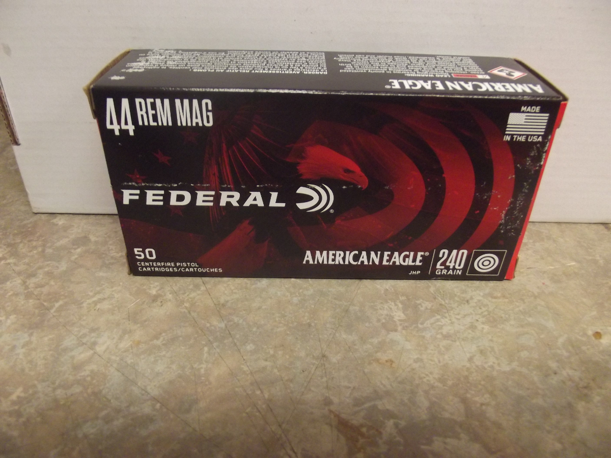 Federal Cartridge Corporation FEDERAL 44 REM. MAG. IN 240 GRAIN JHP 100 ...