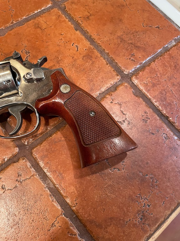 Smith & Wesson Model 19-4 6 Inch Nickel .357 Magnum For Sale at ...