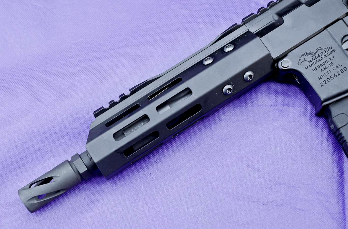 Pictures: Anderson AR15 Custom 7 inch 223 / 556 Pistol AR-15 5.56mm ...