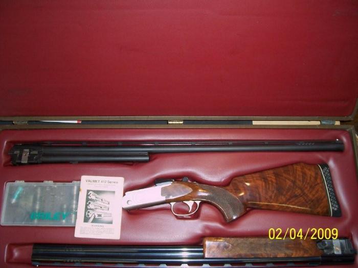 Valmet 412st Over Under 12 Ga. Combo For Sale at GunAuction.com - 9113970
