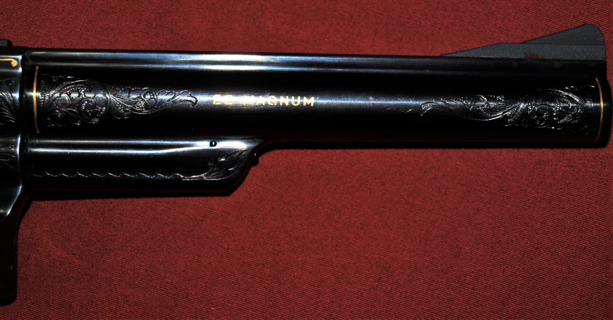 Smith & Wesson Model 53 Angelo Bee Engraved .22 Jet For Sale at ...