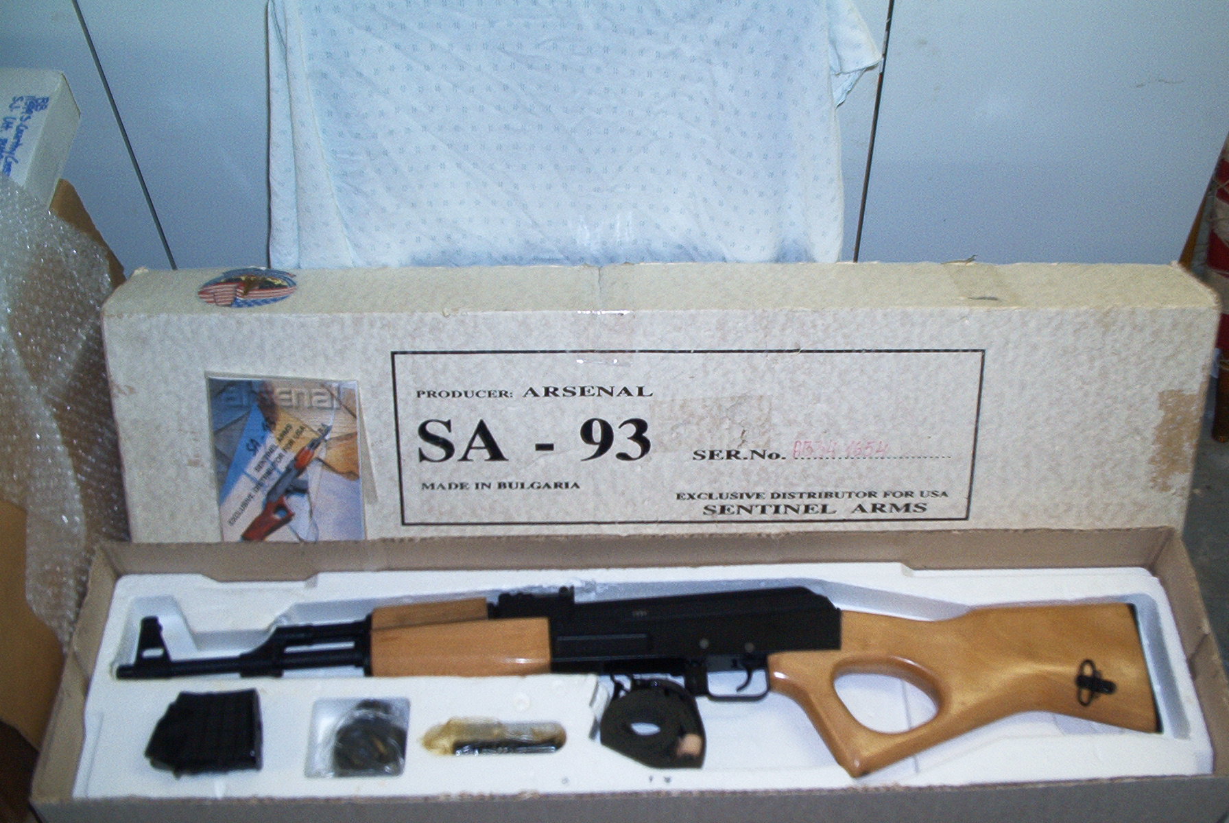 SOVIET BLOC BULGARIAN ARSENAL RARE BULGARIAN ARSENAL SA-93 AK-47 RIFLE!!!