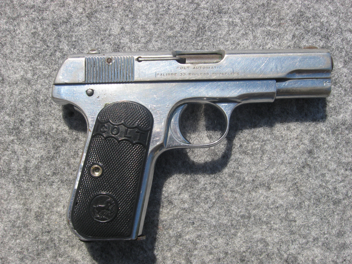 Colt Nickel Plated Model 1903 .380 Acp For Sale at GunAuction.com ...