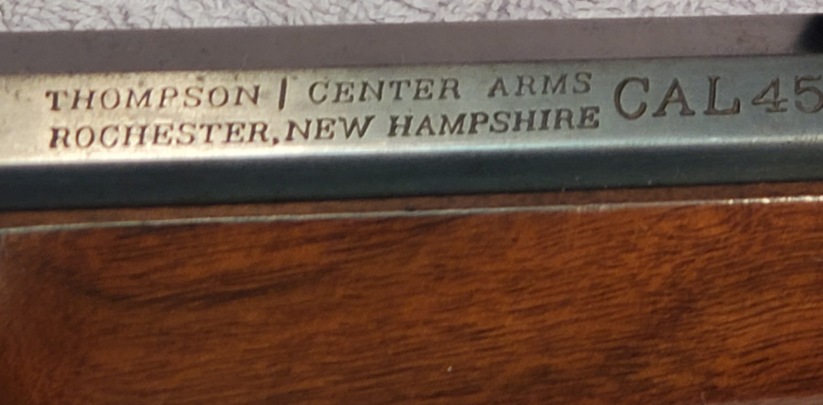 Thompson Center Thompsom Center Hawken Cap And Ball Rifle .45 Caliber ...