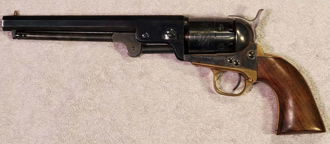 Unknown Italian Copy Of Colt Navy Cap And Ball Revolver-.44 Caliber .44 ...